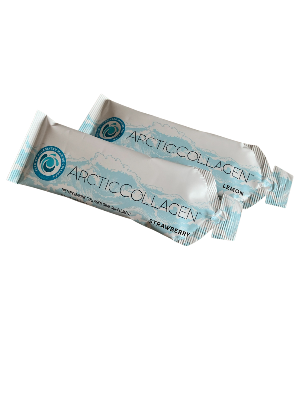 Sample Bundle ArcticCollagen - Lemon & Strawberry Marine Collagen ...